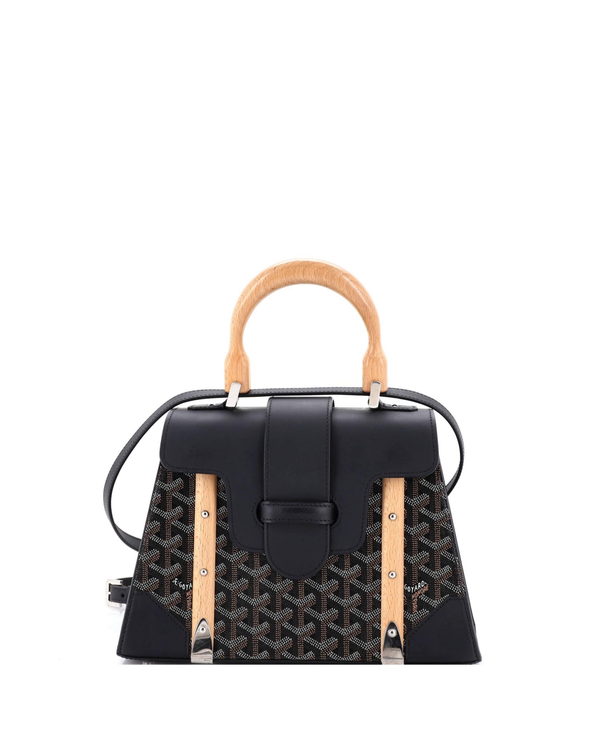 Click here for Pre-Owned Goyard Pm Saigon Top Handle Bag Coated C... prices