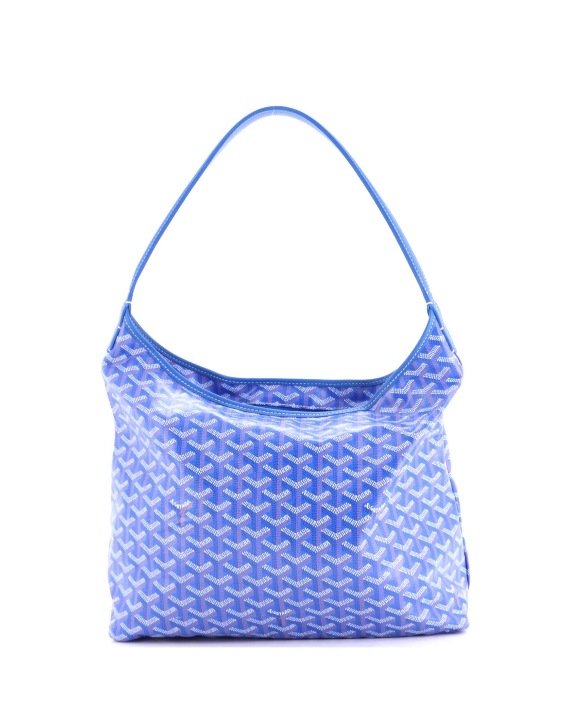 Click here for Pre-Owned Goyard Boheme Hobo Coated Canvas - Blue prices