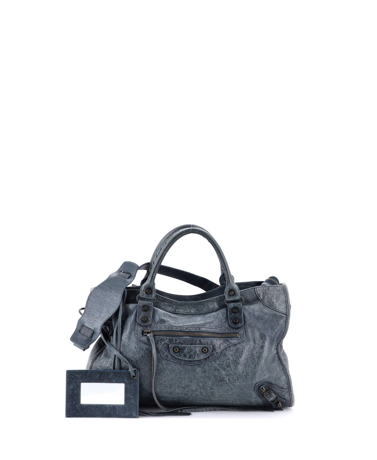 Click here for Pre-Owned Balenciaga Medium City Classic Studs Bag... prices