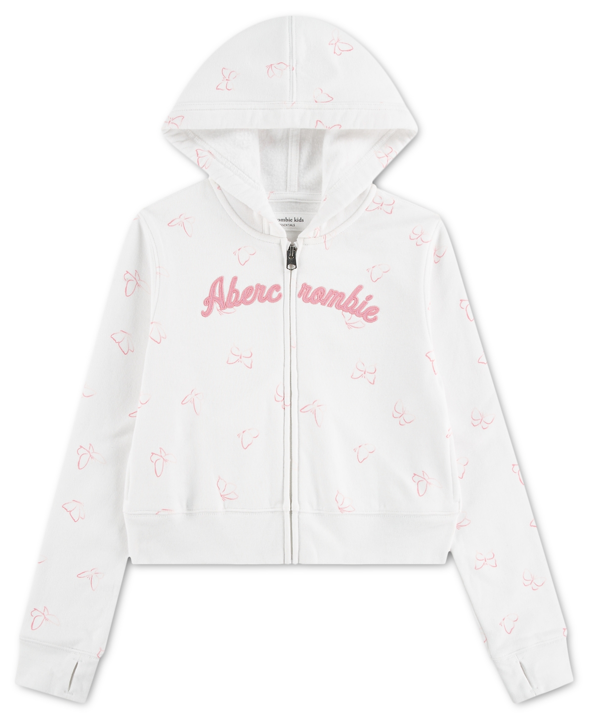 Click here for Abercrombie kids Girls Full-Zip Printed Hoodie - F... prices