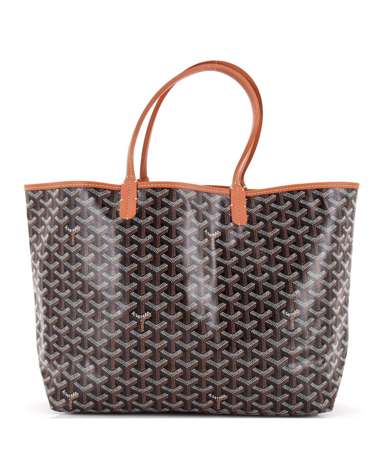 Click here for Pre-Owned Goyard Pm Saint Louis Tote Coated Canvas... prices