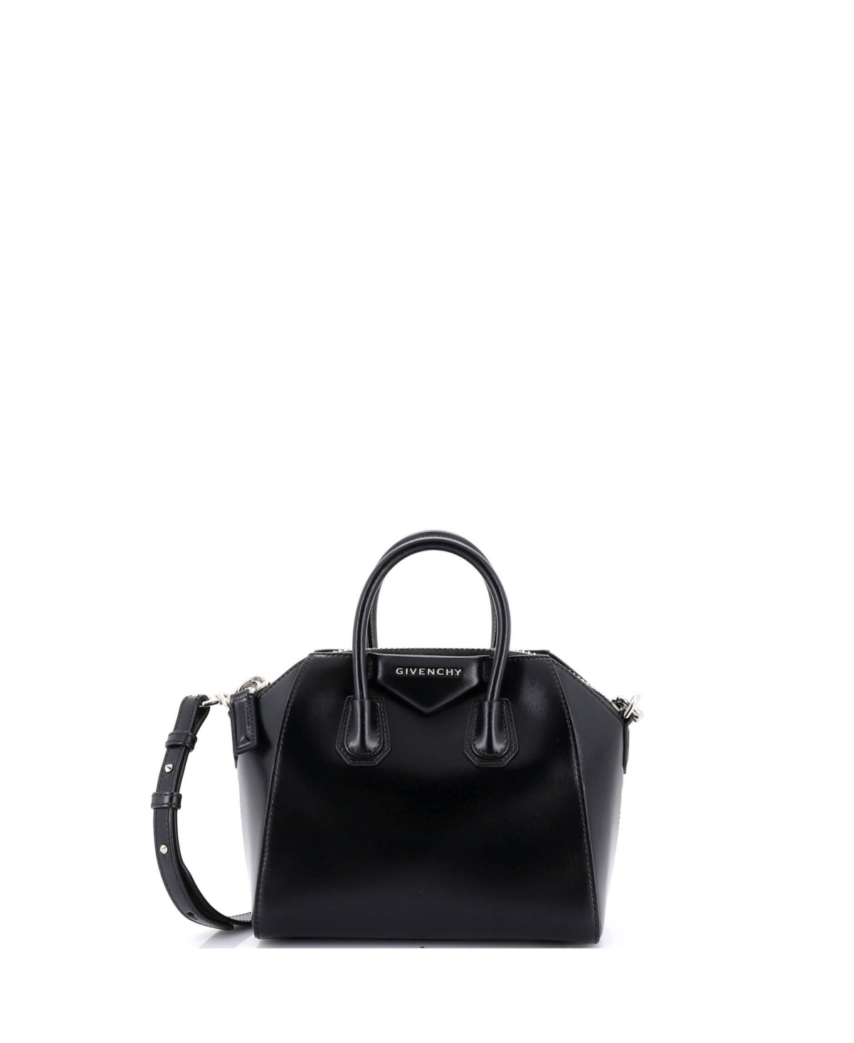 Click here for Pre-Owned Givenchy Mini Antigona Bag Glazed Leathe... prices