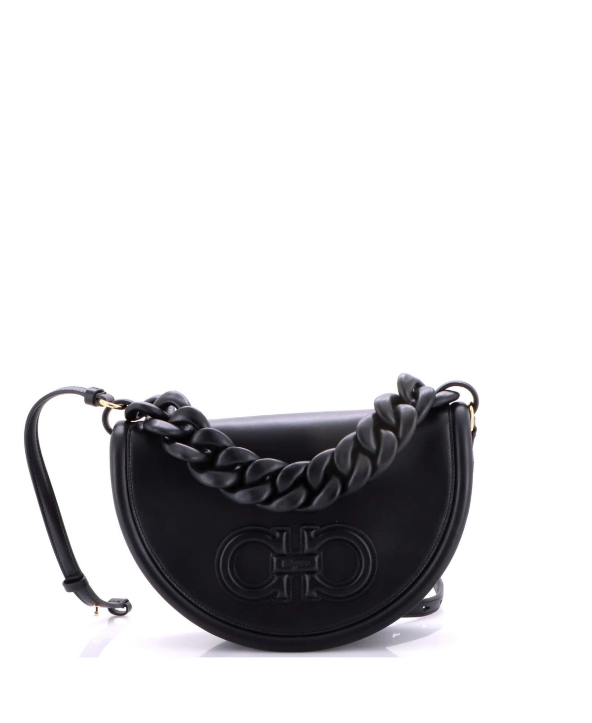 Click here for Pre-Owned Salvatore Ferragamo Aura Bag Leather - B... prices