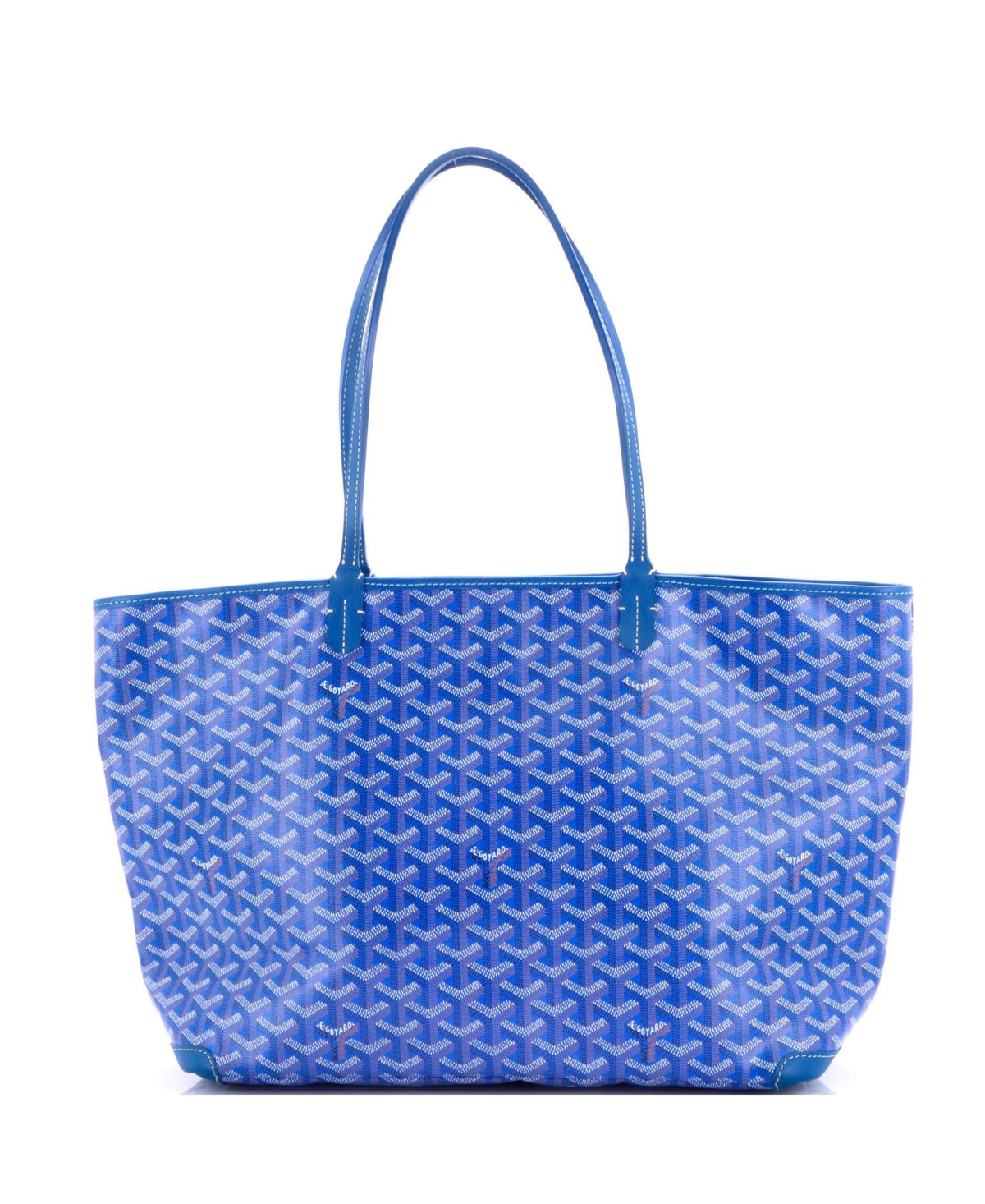 Click here for Pre-Owned Goyard Mm Artois Tote Coated Canvas - Bl... prices