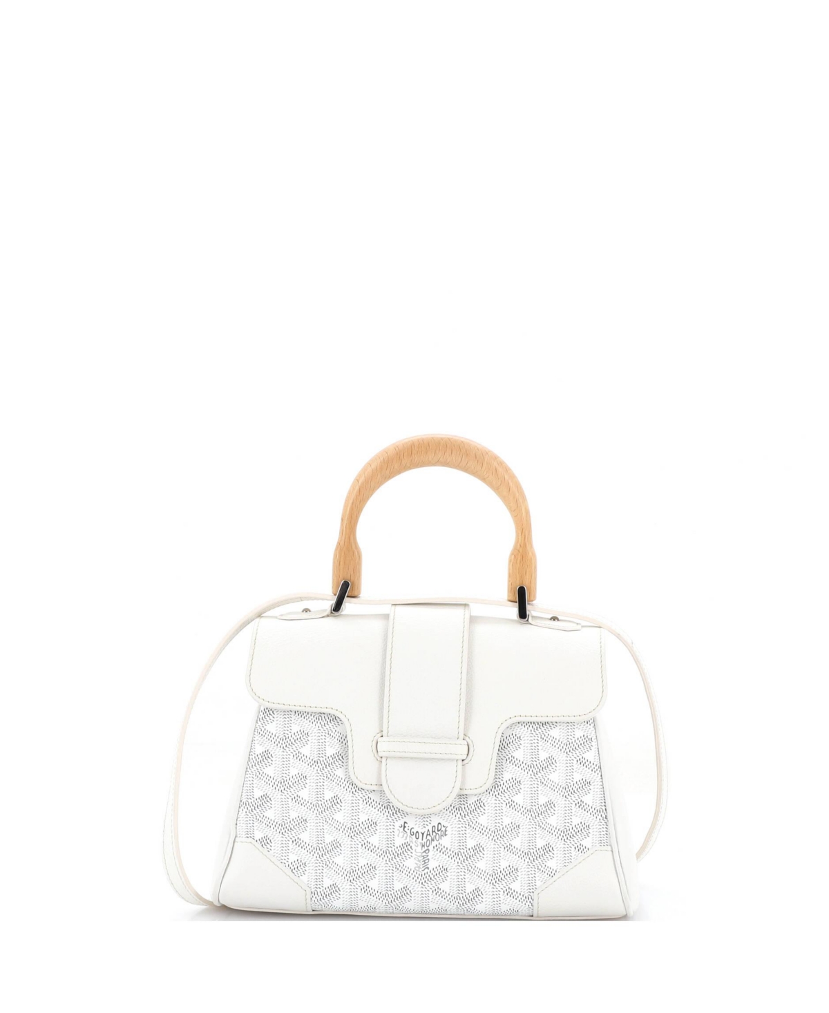 Click here for Pre-Owned Goyard Mini Saigon Top Handle Bag Coated... prices