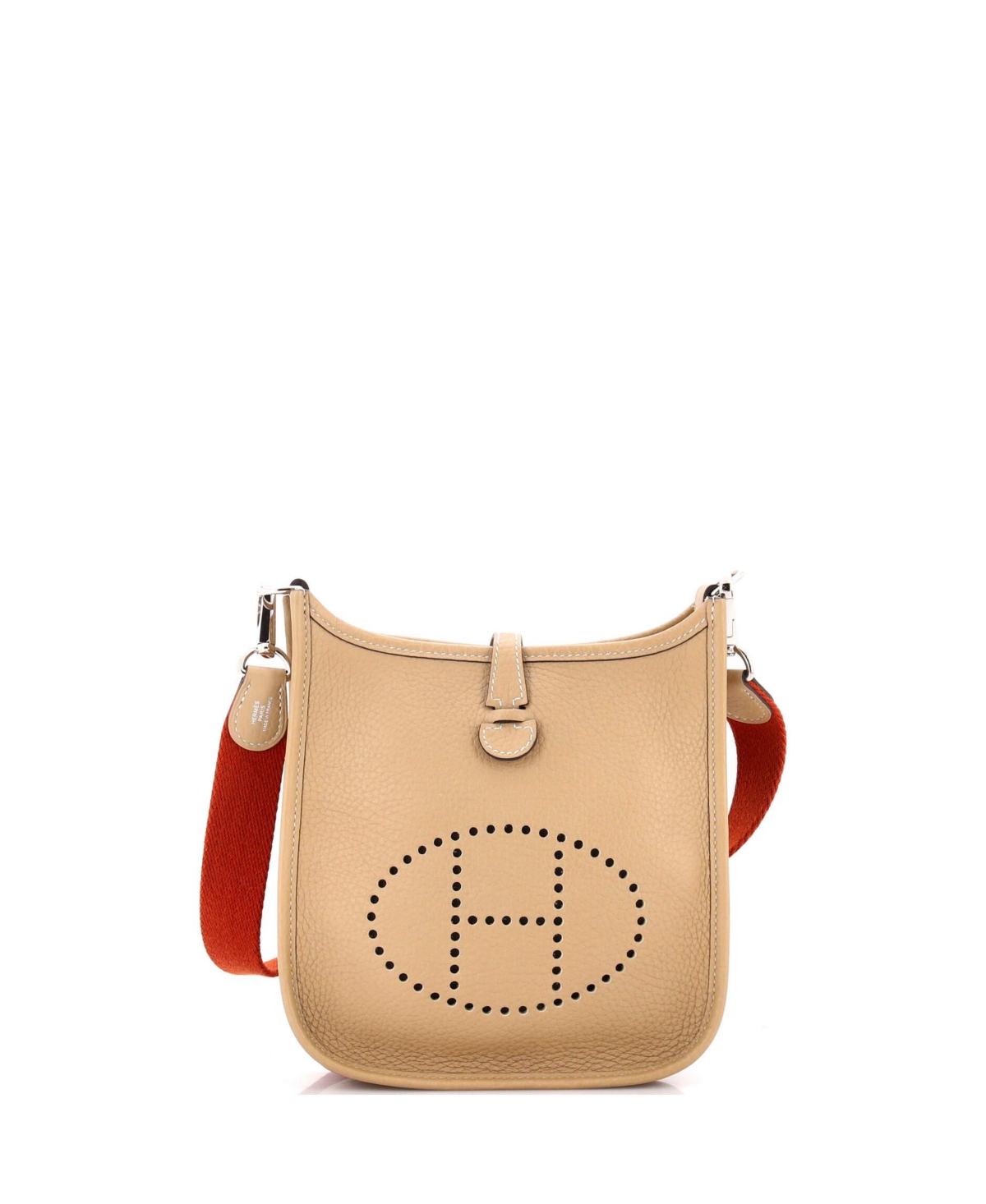 Click here for Pre-Owned HERMES Tpm Evelyne Bag Gen Iii Clemence... prices
