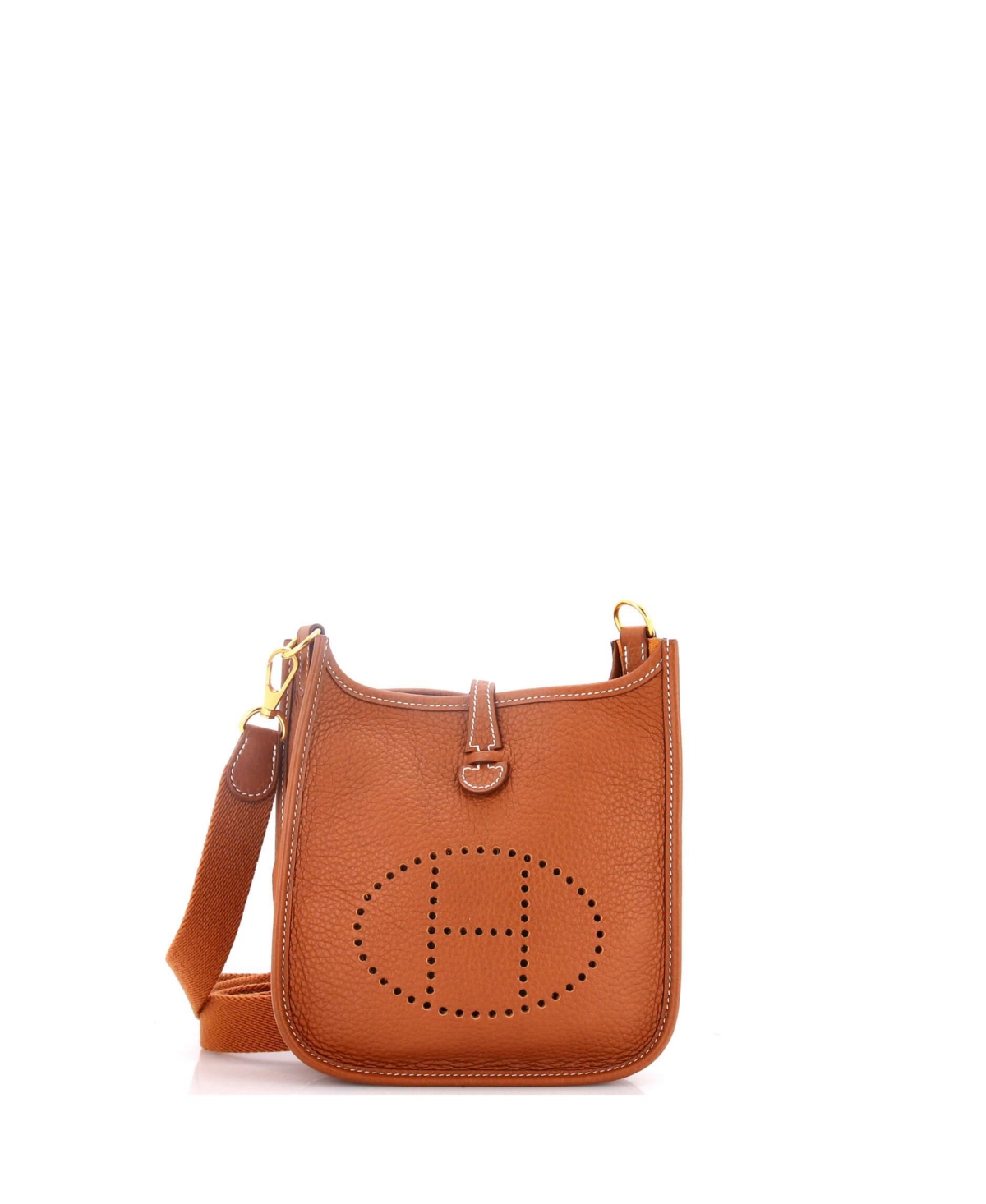 Click here for Pre-Owned HERMES Tpm Evelyne Bag Gen Iii Clemence... prices