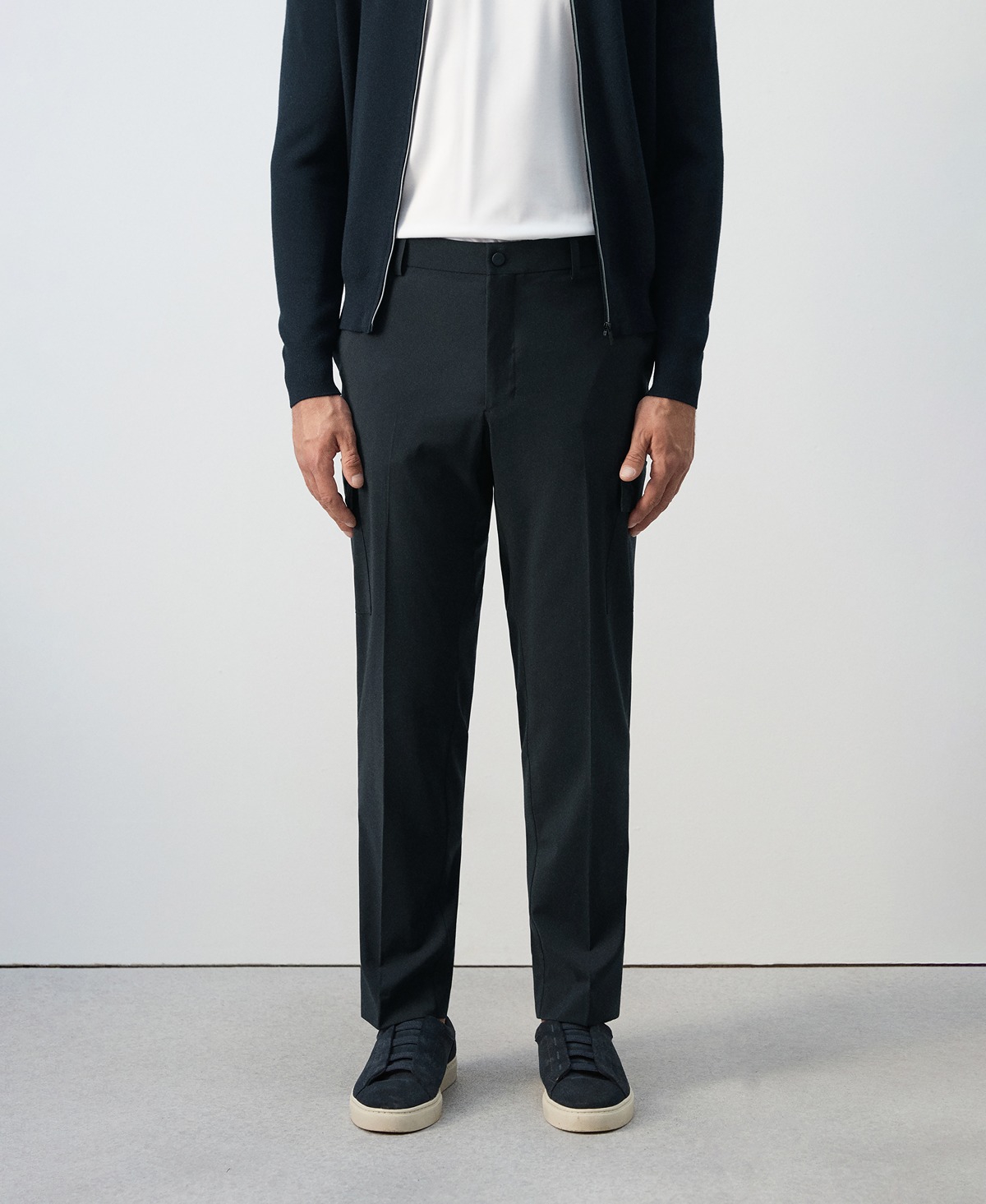 Click here for Mango Mens Slim Fit Comfort Stretch Cargo Pants -... prices