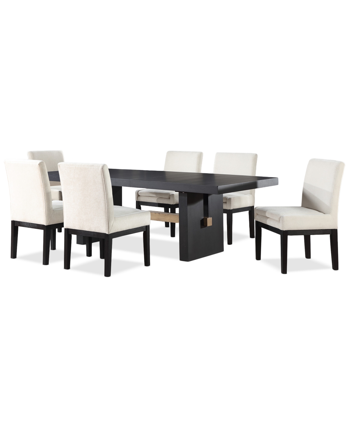 Click here for Macai 9-Pc. Wood Dining Set (Rectangular Table + 8... prices