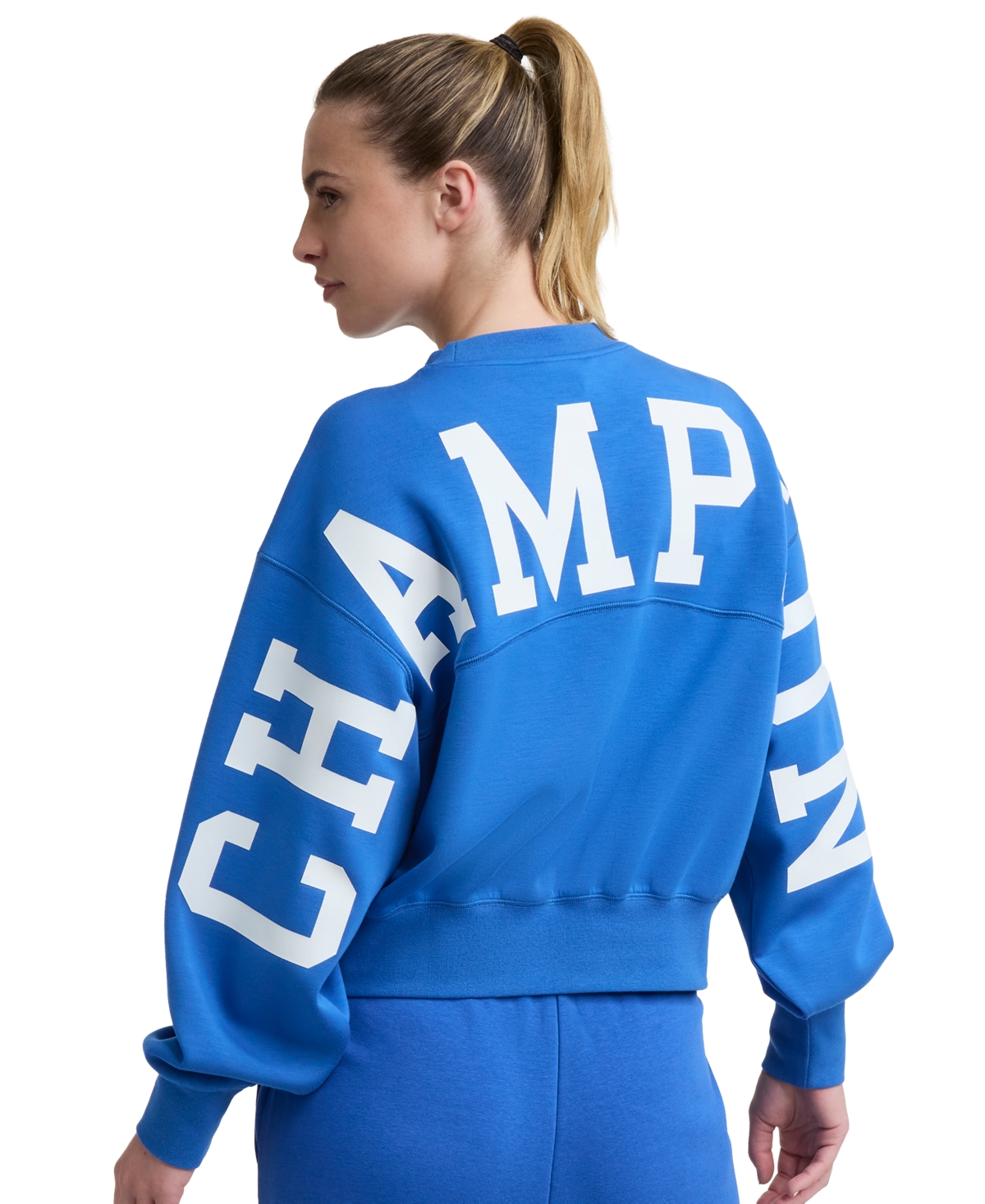 Click here for Champion Womens Endzone Loose Fit Crewneck Top - N... prices