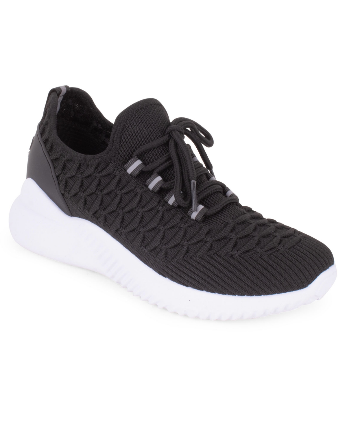Click here for Tahari Womens Sterling Lace Up Sneakers - Black prices