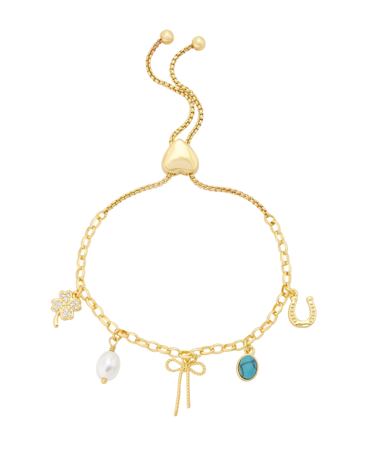 Click here for Unwritten Cubic Zirconia Western Charm Bolo Bracel... prices