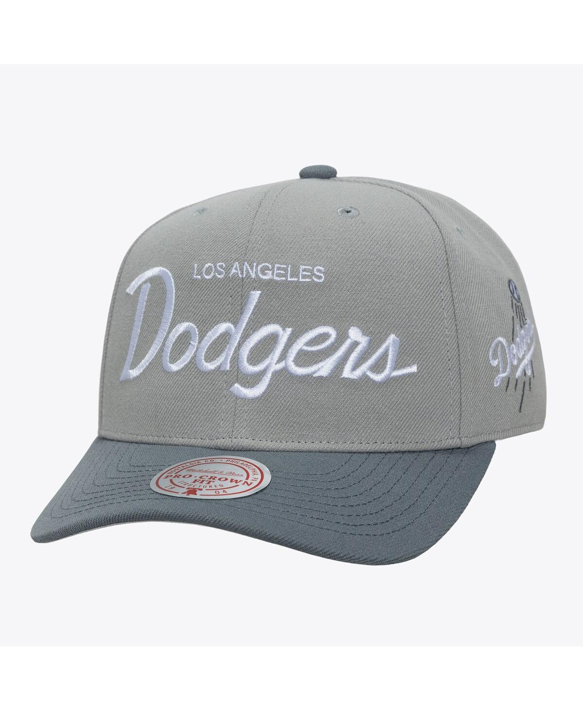 Click here for Mitchell & Ness Mens Gray Los Angeles Dodgers Thun... prices