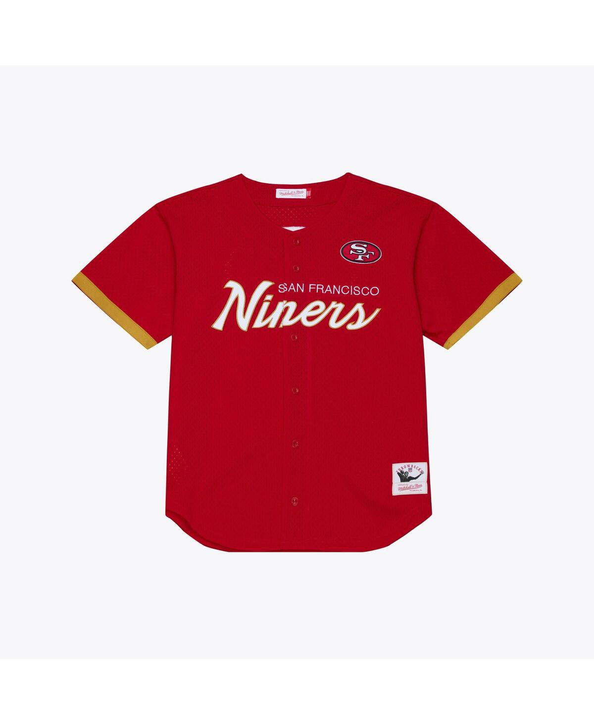 Click here for Mitchell & Ness Mens Scarlet San Francisco 49ers H... prices