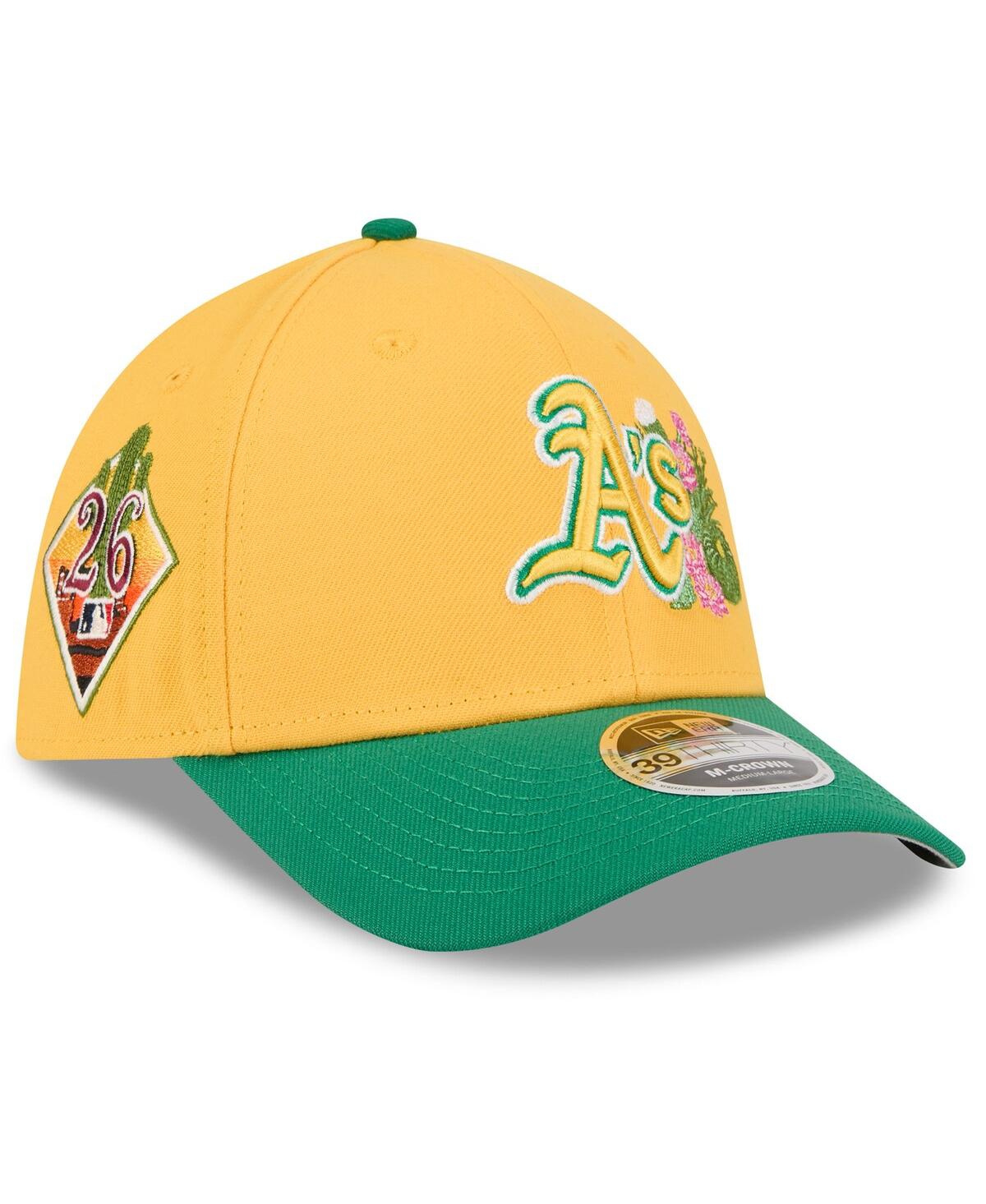 Click here for New Era Mens Gold/Green Athletics 2026 Spring Trai... prices