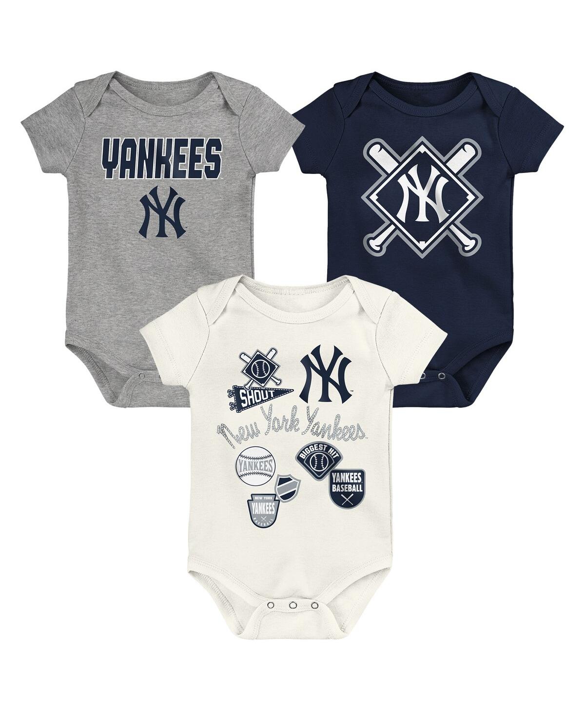 Click here for Outerstuff Newborn 3-Pack New York Yankees Home Pl... prices
