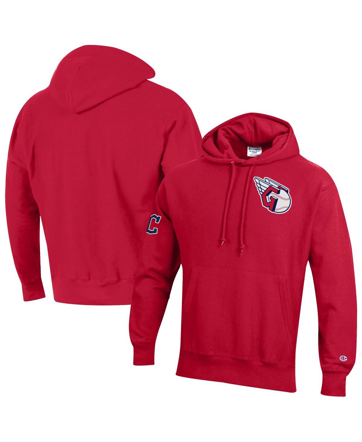 Click here for Champion Mens Scarlet Cleveland Guardians Reverse... prices