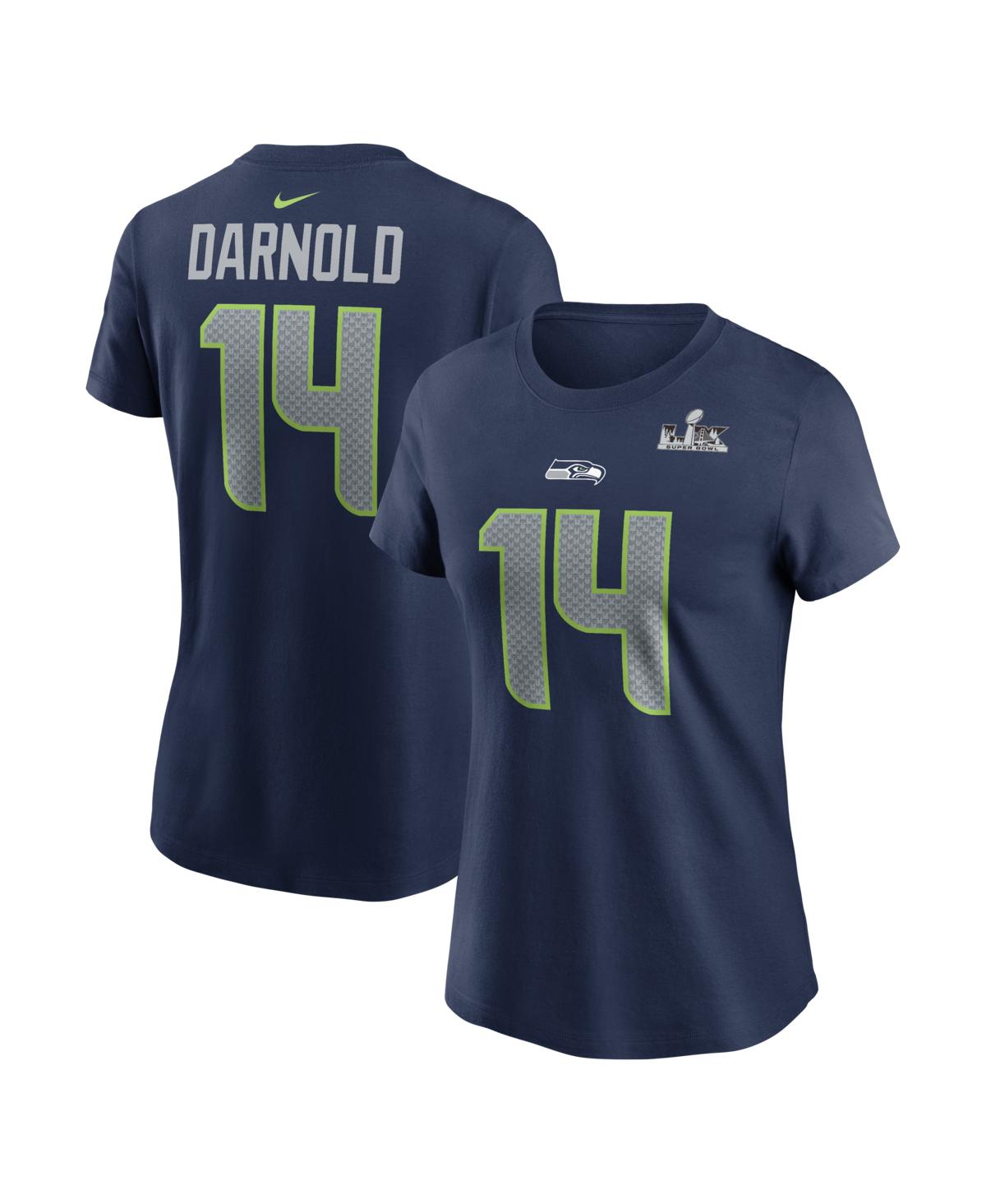 Click here for Nike Womens Sam Darnold College Navy Seattle Seaha... prices