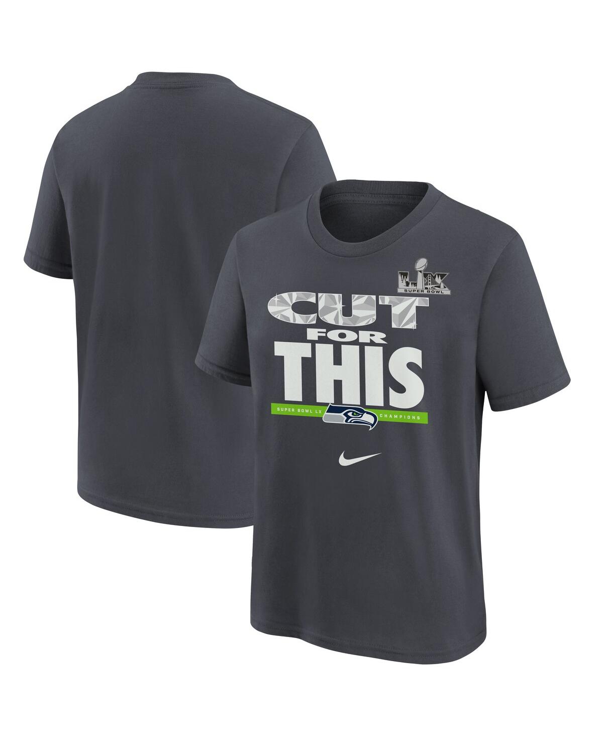 Click here for Nike Big Boys and Girls Charcoal Seattle Seahawks... prices