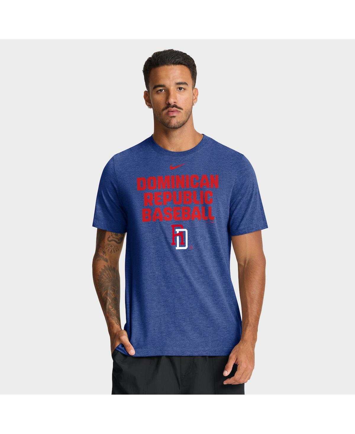 Click here for Nike Mens Heather Blue Dominican Republic Baseball... prices