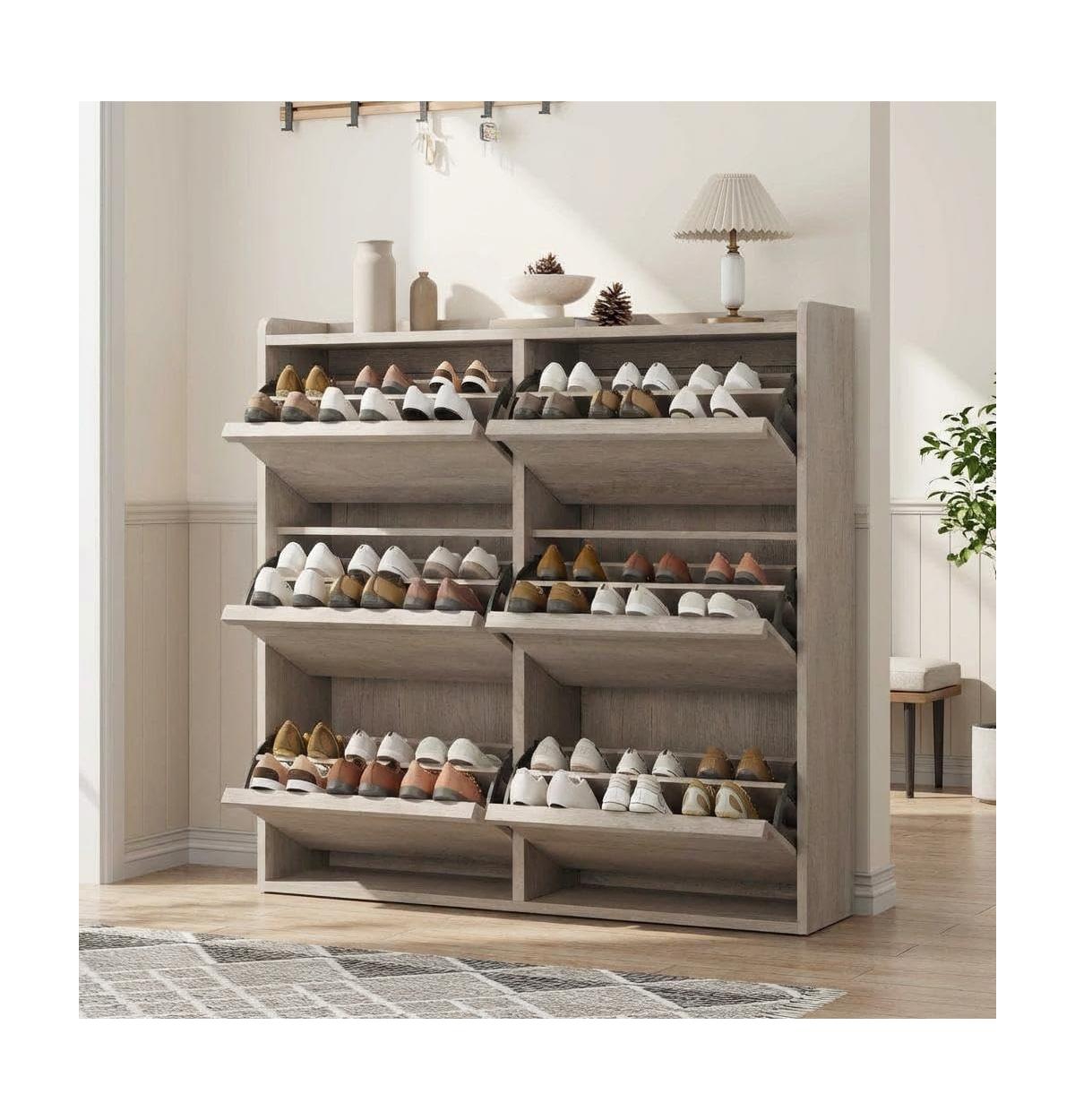 Click here for gaomon Shoe Cabinet with 6 Flip Drawers Narrow Cab... prices
