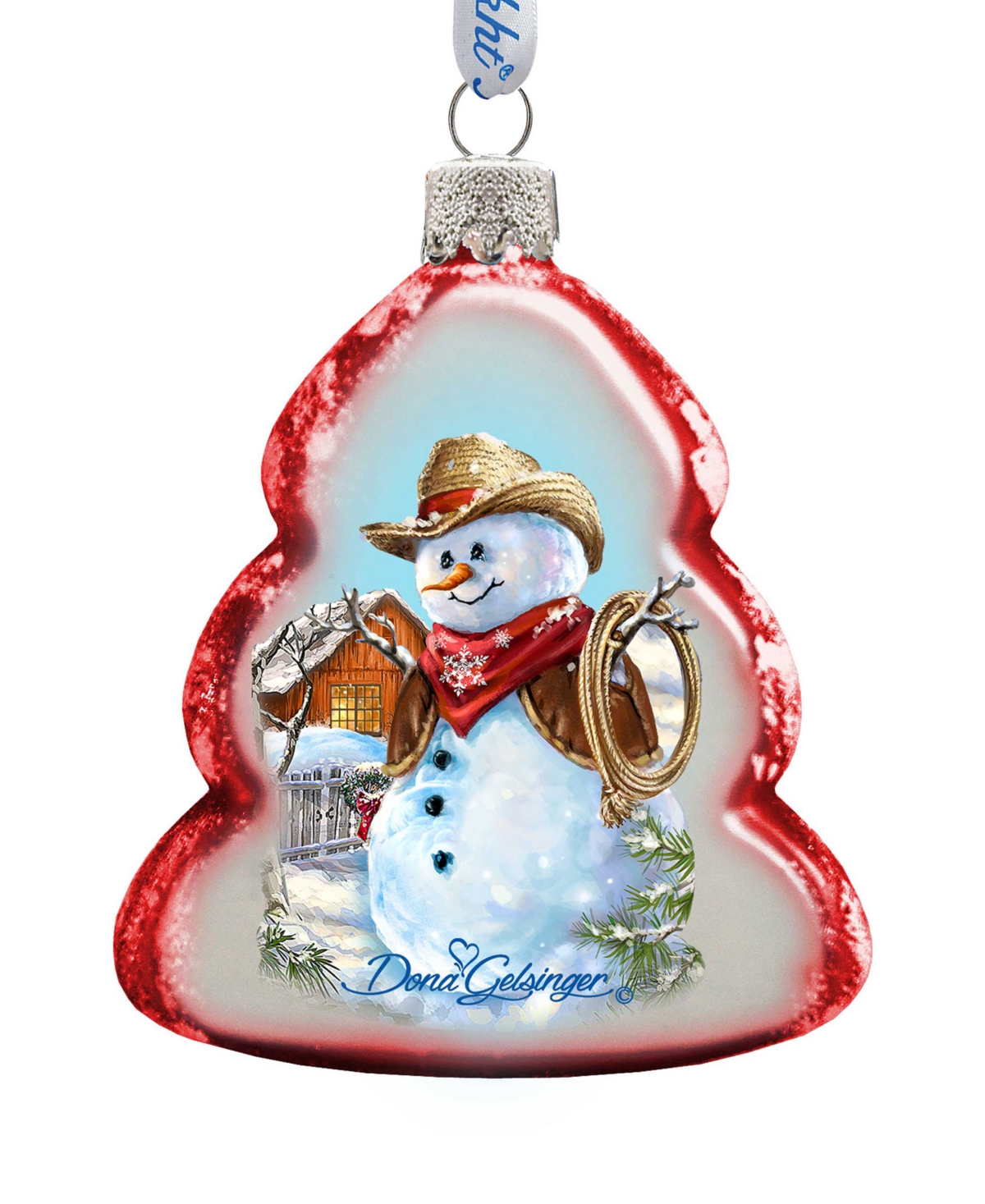 Click here for Designocracy Cowboy Snowman Mercury Holiday Orname... prices