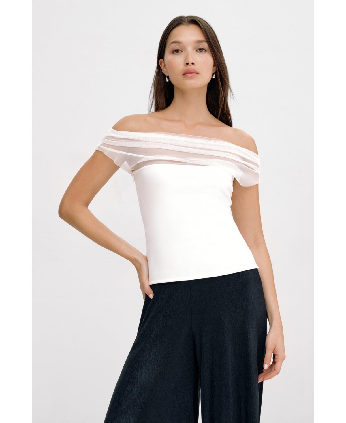Click here for Marcella Womens Cabrini Top - Off white prices