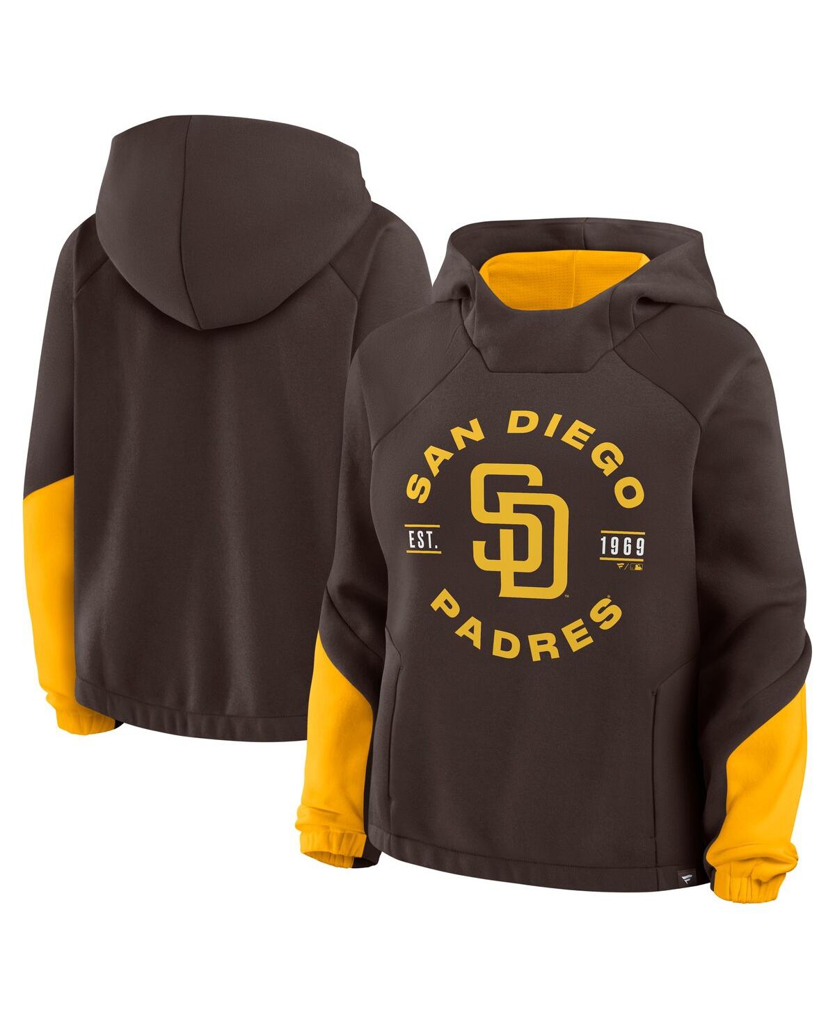 Click here for Fanatics Womens Brown San Diego Padres Oversized T... prices