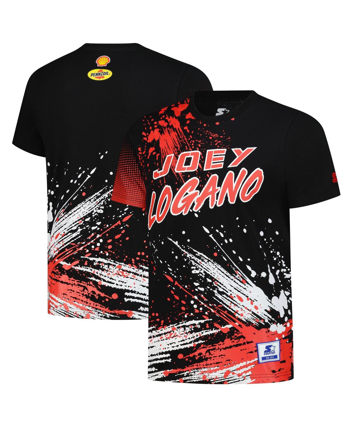 Click here for Starter Mens Black Joey Logano Touchdown Extreme T... prices