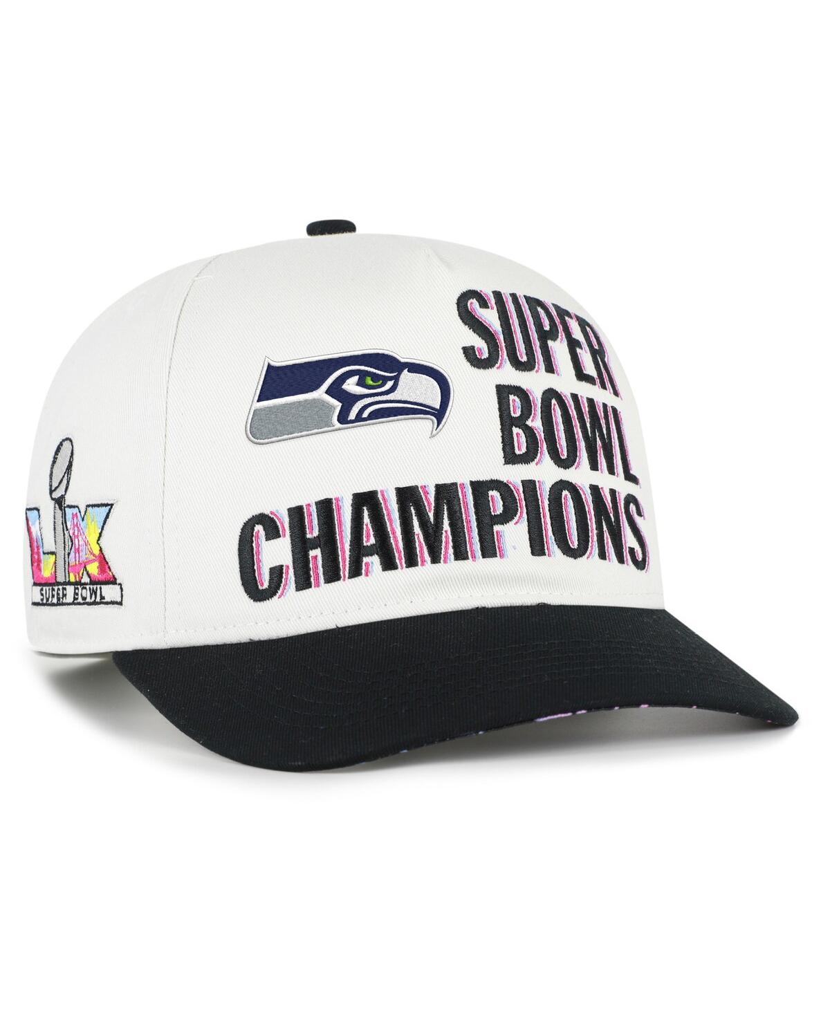 Click here for 47 Brand Mens Cream/Black Seattle Seahawks Super B... prices