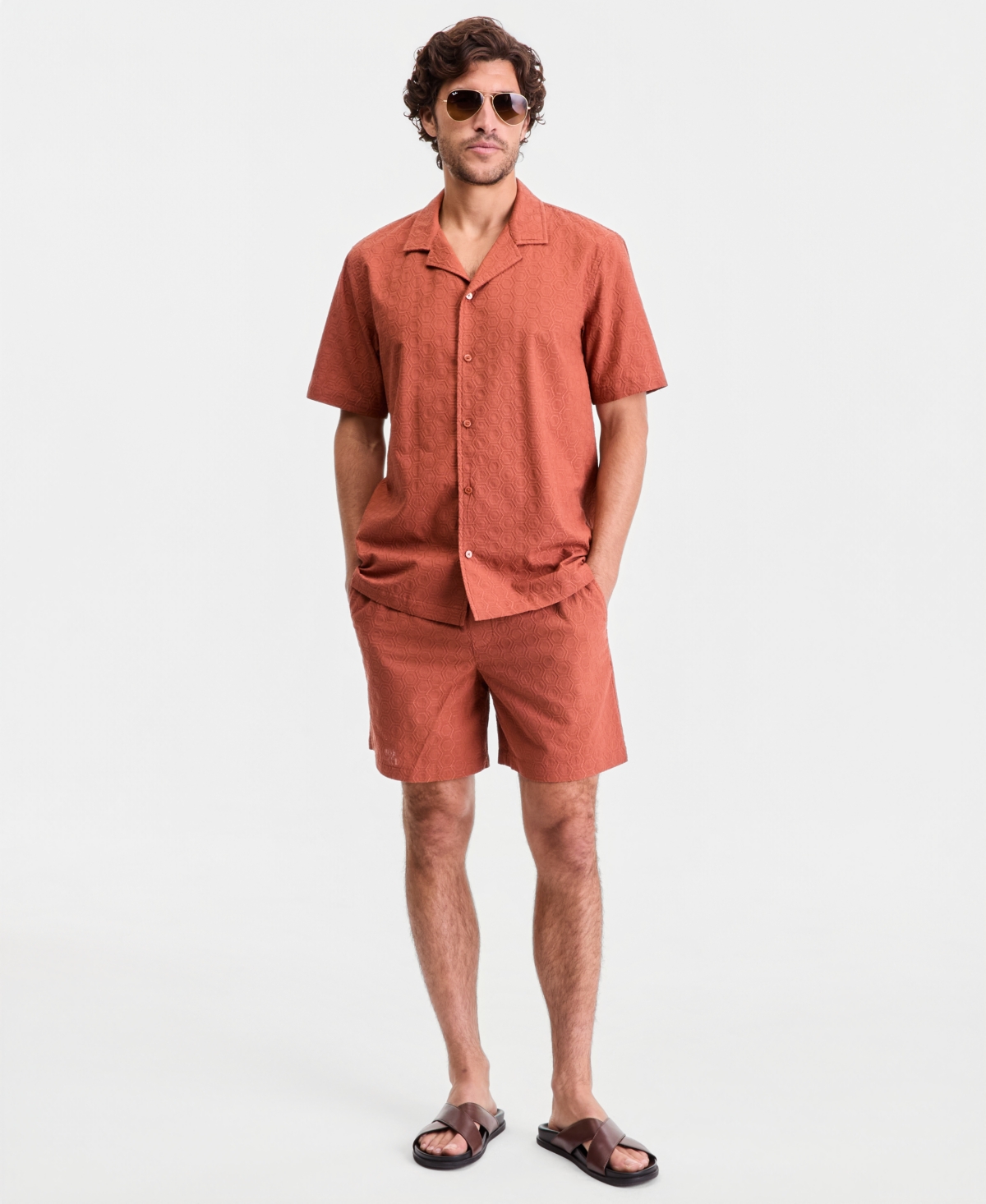 Click here for Alfani Mens Eyelet Pull-On Shorts  Macys Exclusive... prices