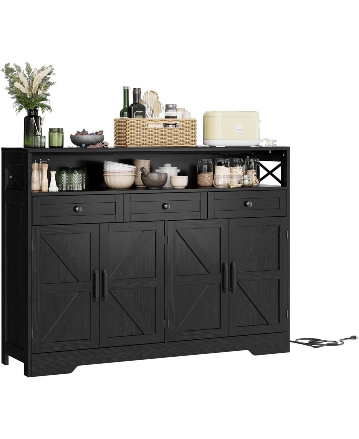 Click here for gaomon Farmhouse Sideboard Buffet Cabinet with Sto... prices