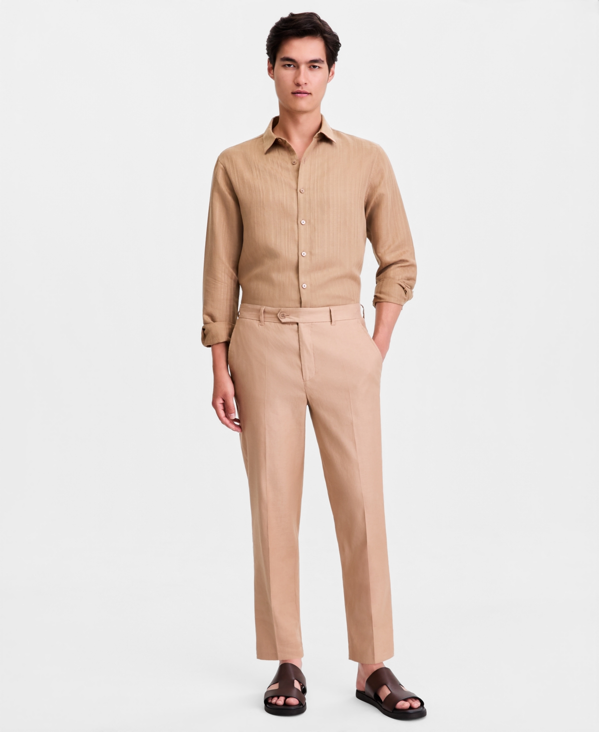 Click here for Alfani Mens Tech Linen Pants  Macys Exclusive - Ve... prices