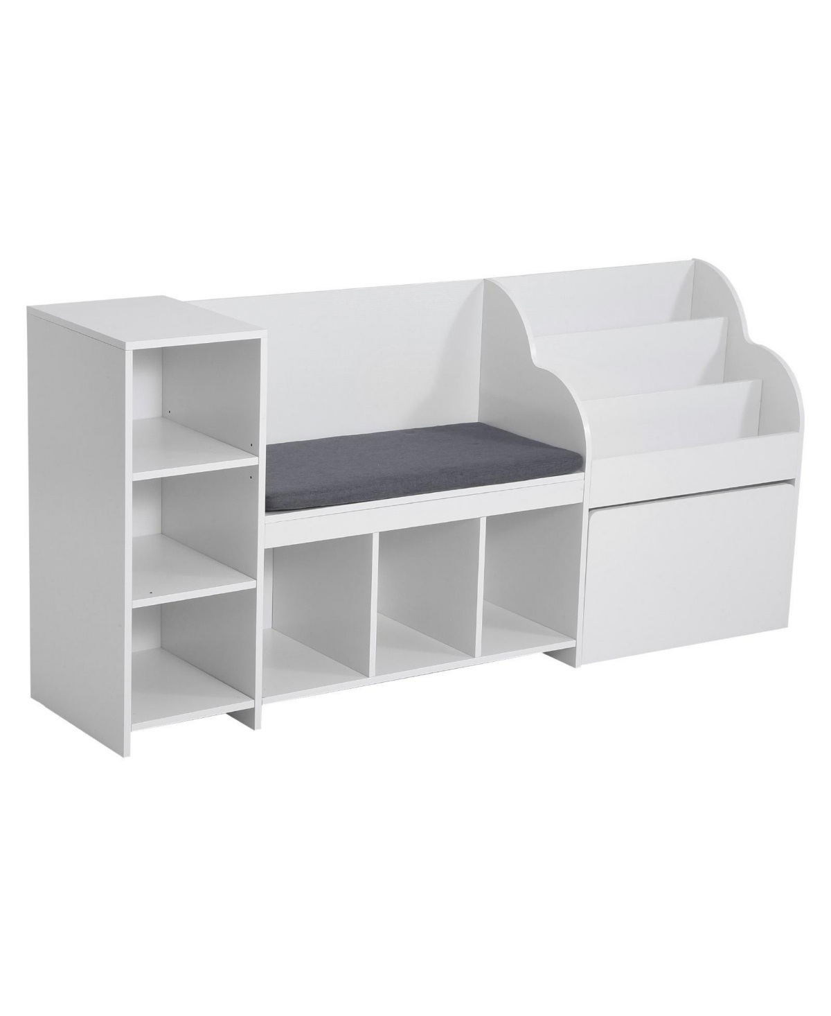 Click here for Slickblue Wooden Kids Storage Bench with Bookshelf... prices