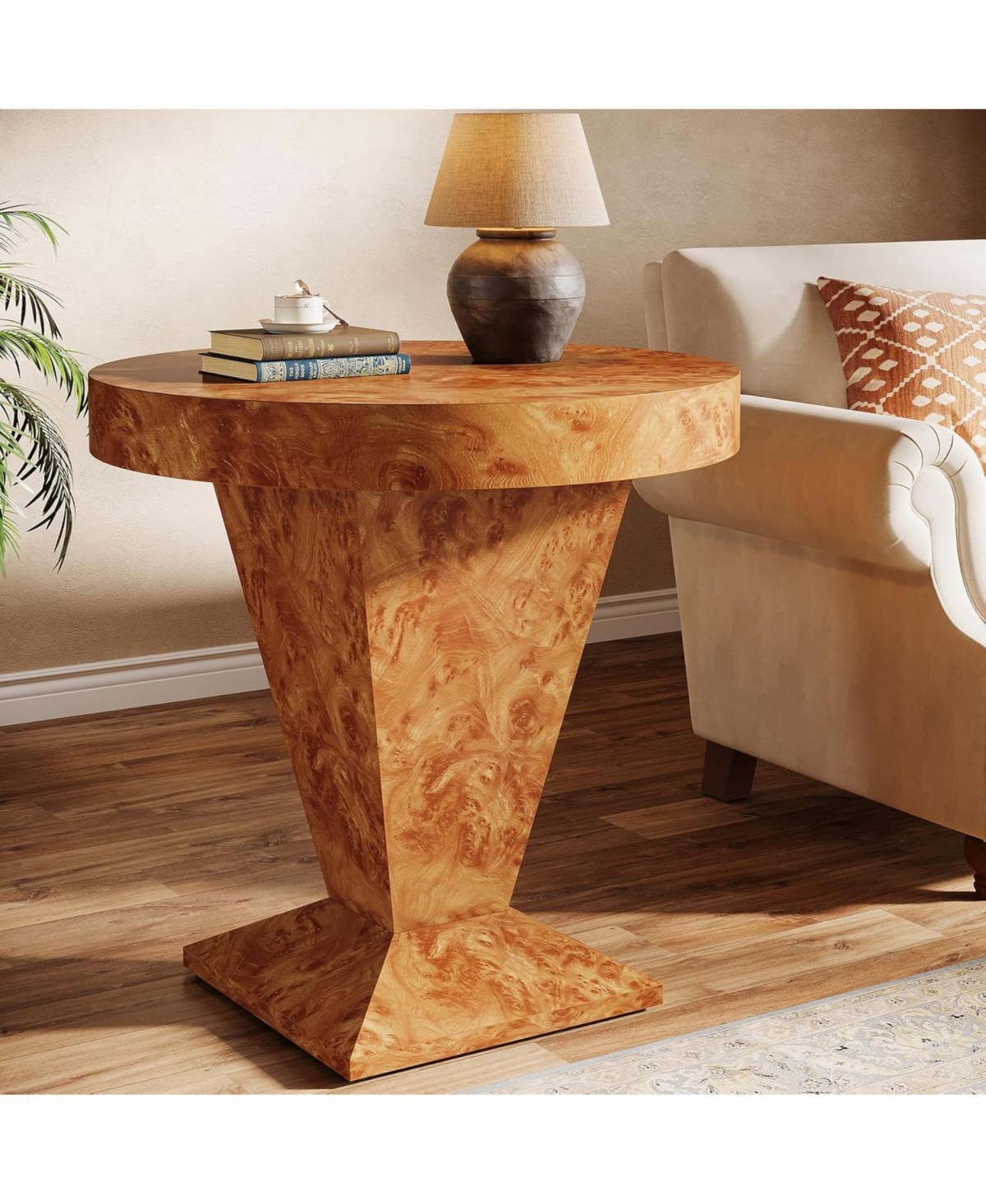 Click here for Tribesigns Round Side Table  Modern Accent Furnitu... prices