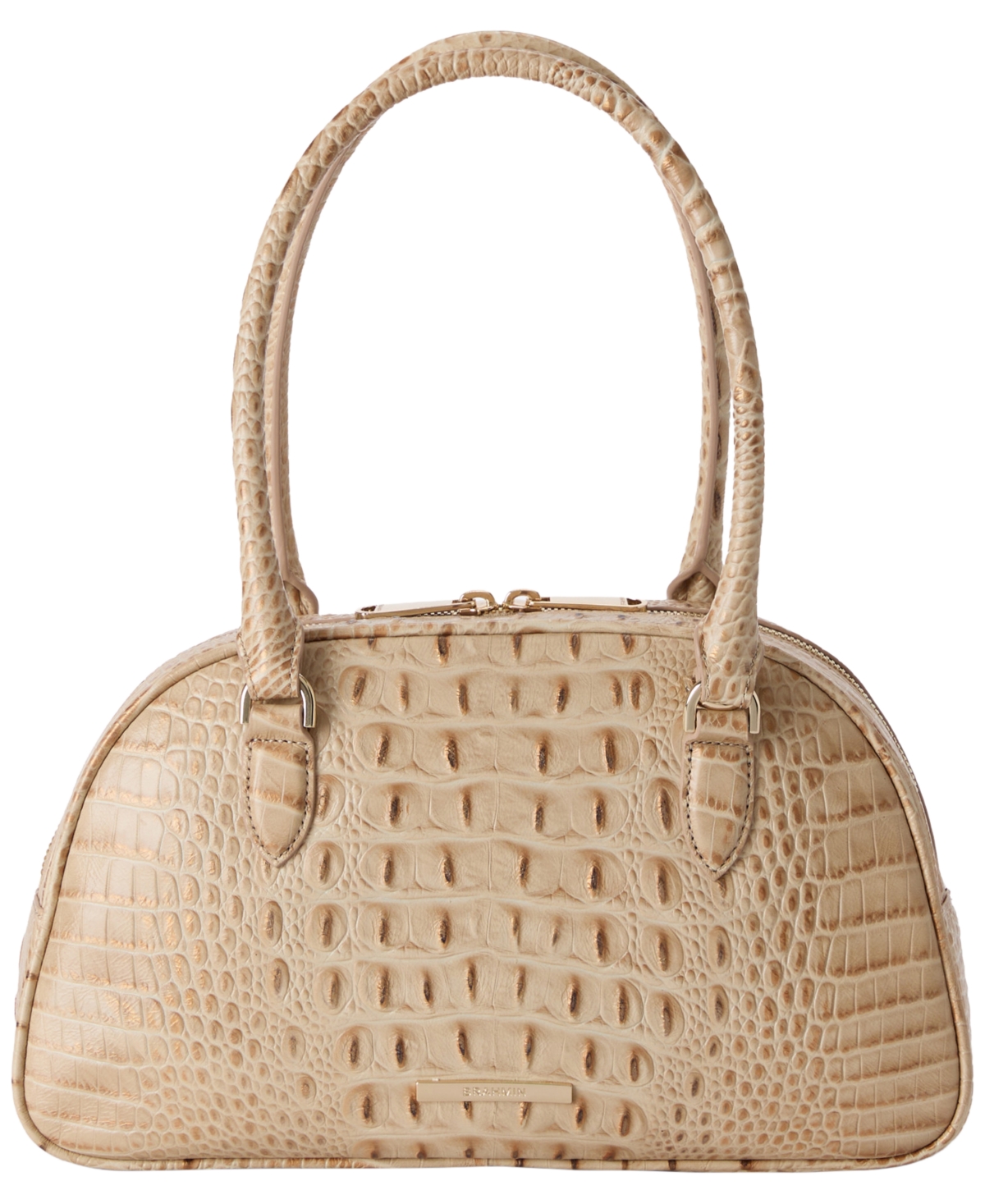 Click here for Brahmin Angie Alden Road Leather Medium Satchel Ba... prices