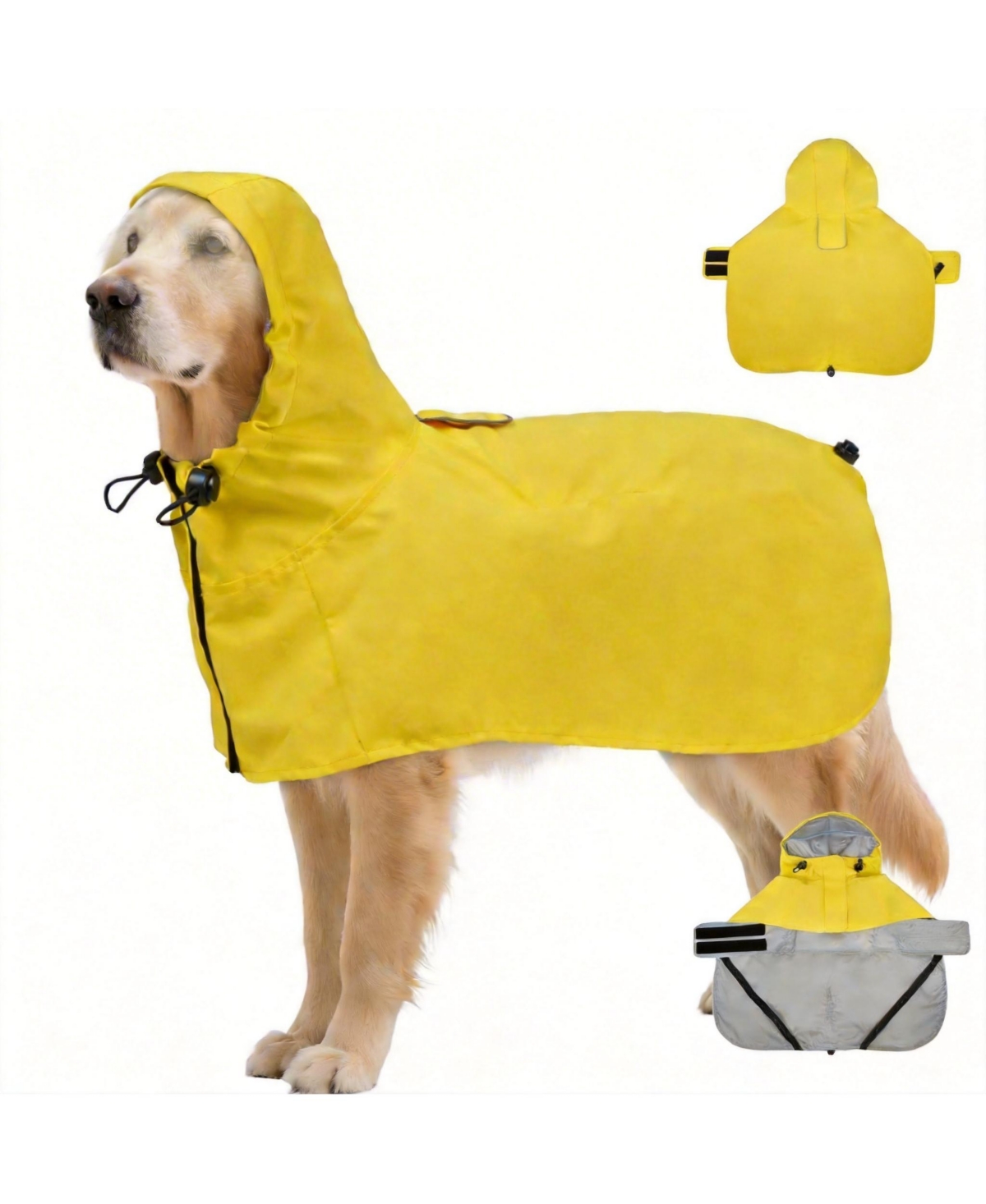 Click here for Aronkl Waterproof Windproof Dog Rain Jacket with H... prices