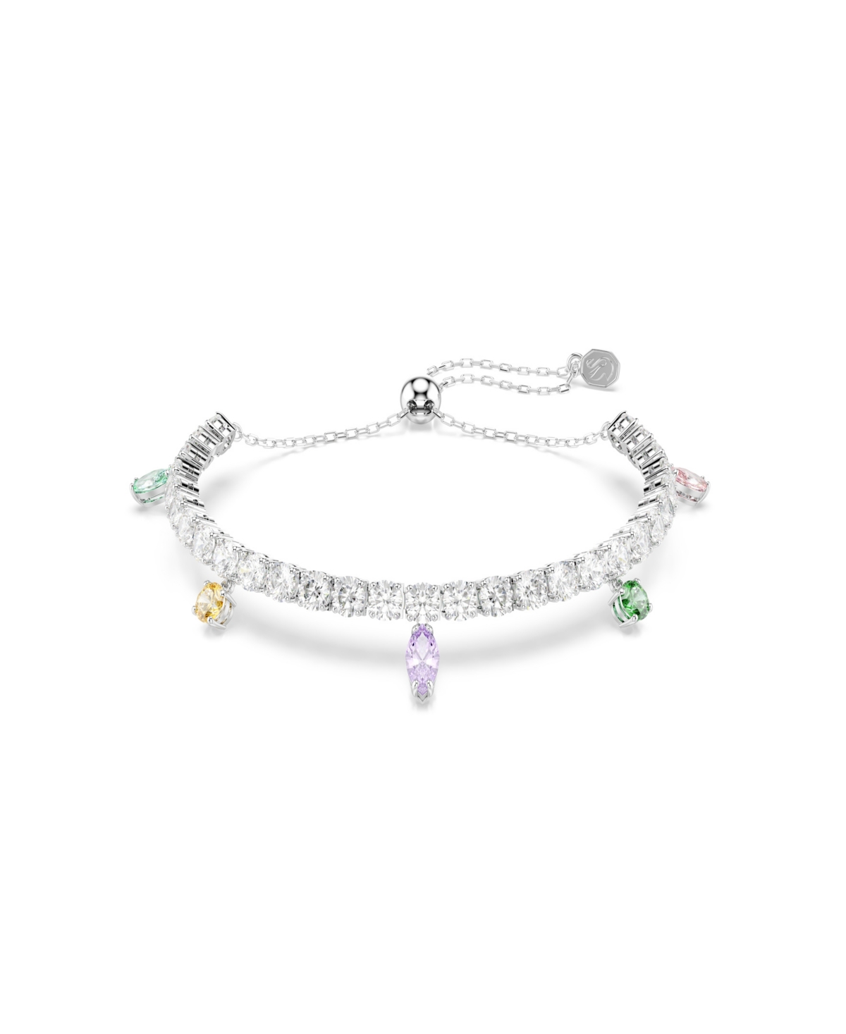 Click here for Swarovski x Ariana Grande Rhodium Plated Tennis Br... prices