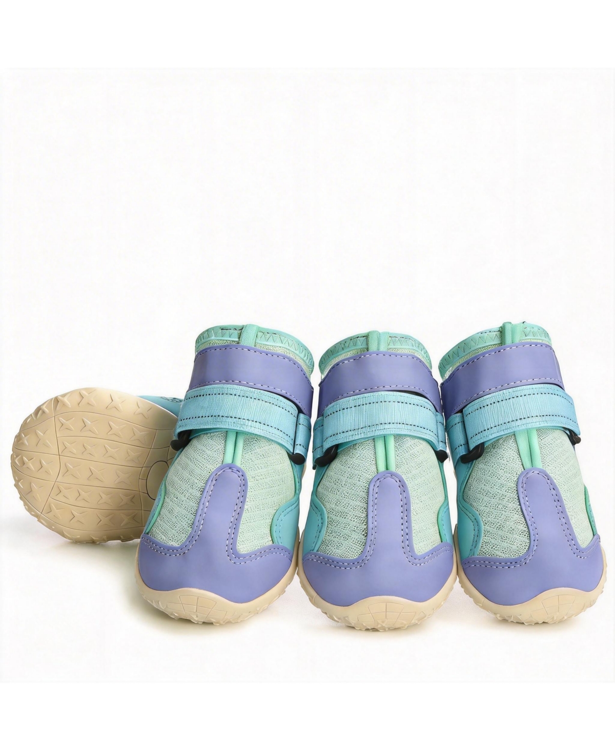 Aronkl Dog Boots for Large Dogs - Anti-slip  Durable  Secure Fit - Blue