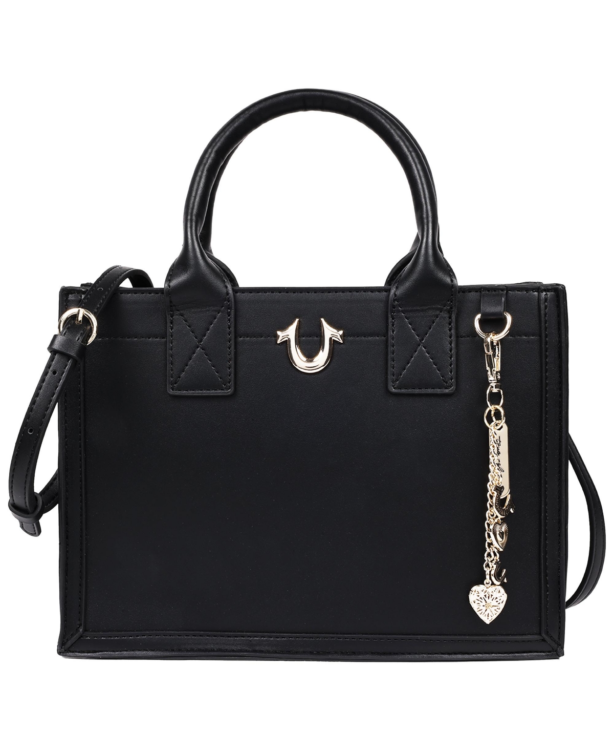 Click here for True Religion Women Modern Edge Charm Tote - Black prices