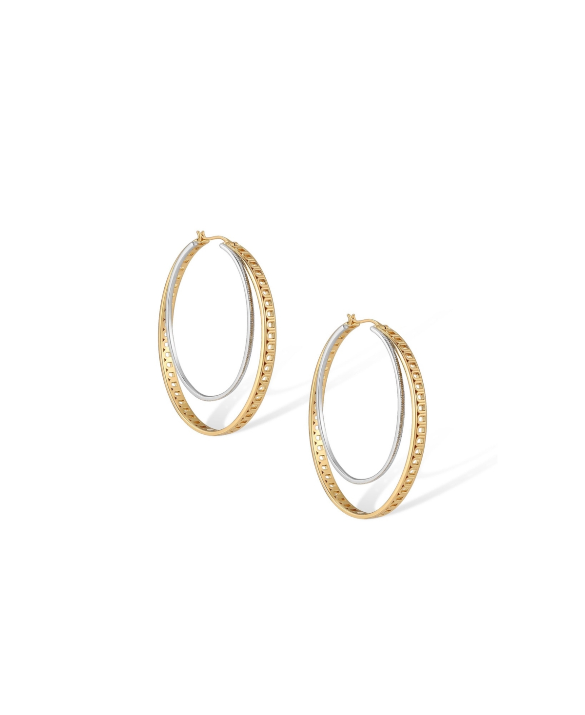Click here for Retro Chic Womens Colosseum Earrings - Gold prices