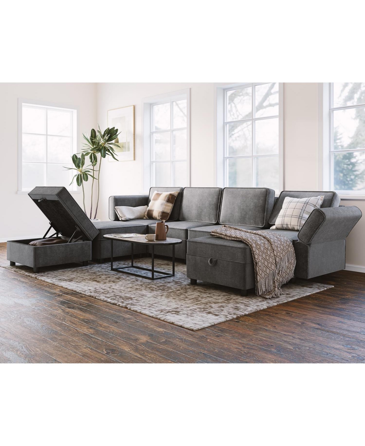 Click here for gaomon Sectional Sofa  U Shape Sectional Couch  7... prices