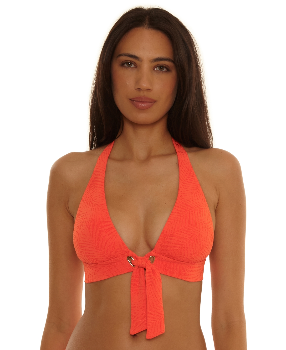 Click here for Trina Turk Womens Oasis Textured Grommet Front Hal... prices