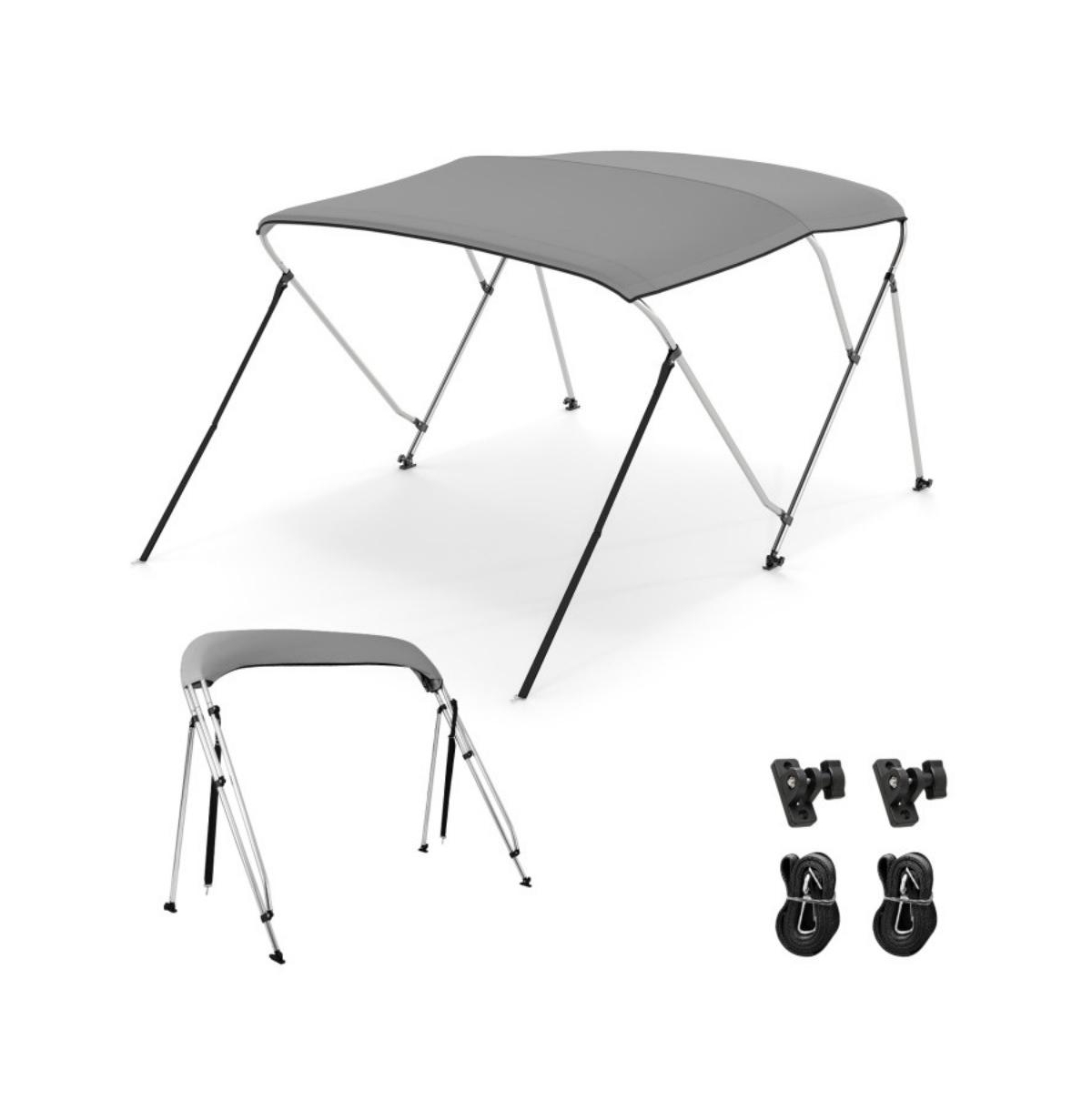 Click here for Hongge 3-Bow Boat Bimini Top Sun Shade Boat Canopy... prices