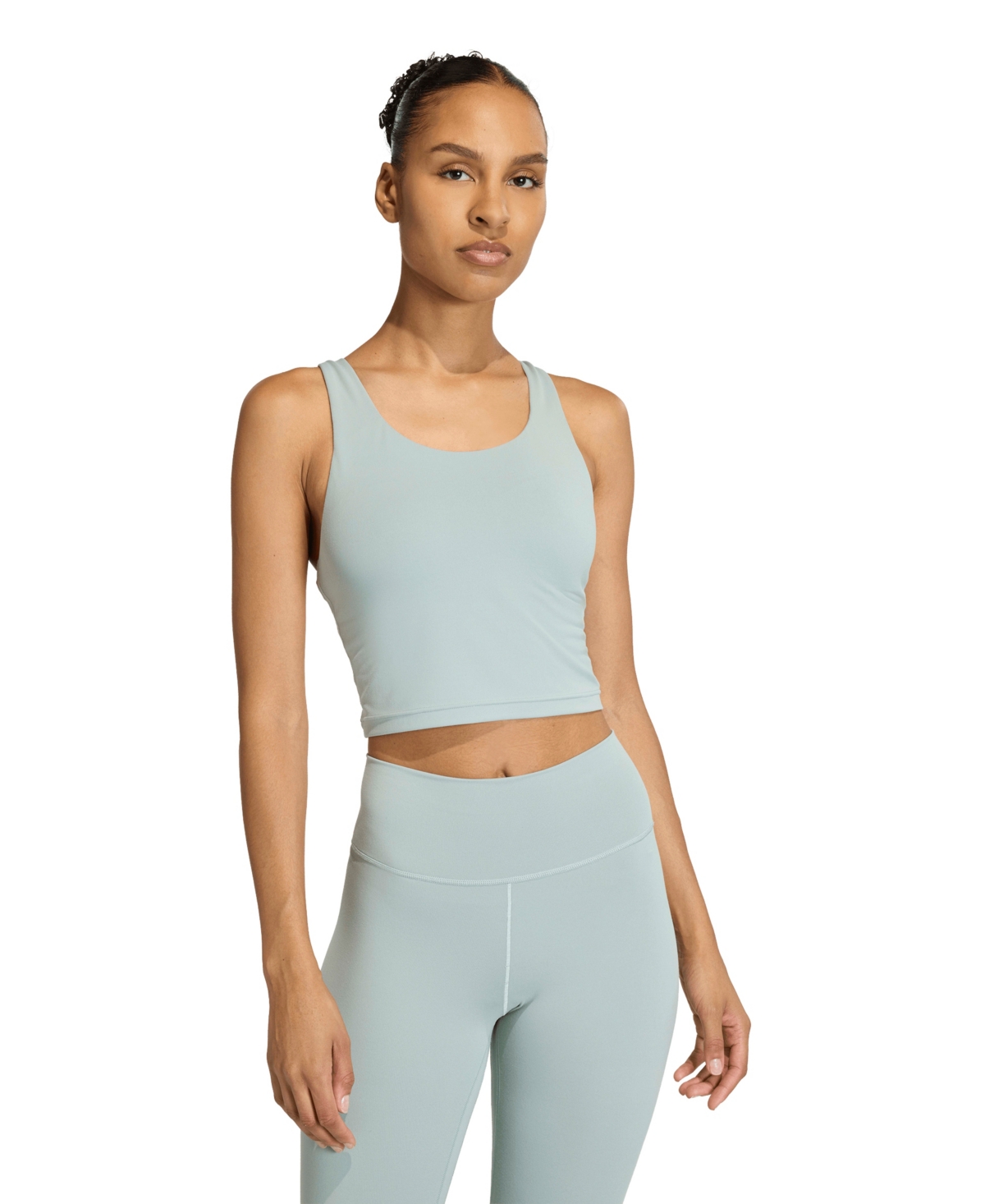 Click here for adidas Womens All Me Medium-Support Sleeveless Tan... prices
