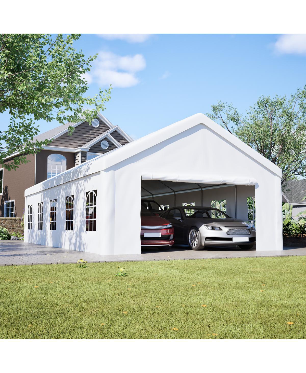 Click here for Streamdale Furniture Carport Canopy 16x32 Heavy Du... prices