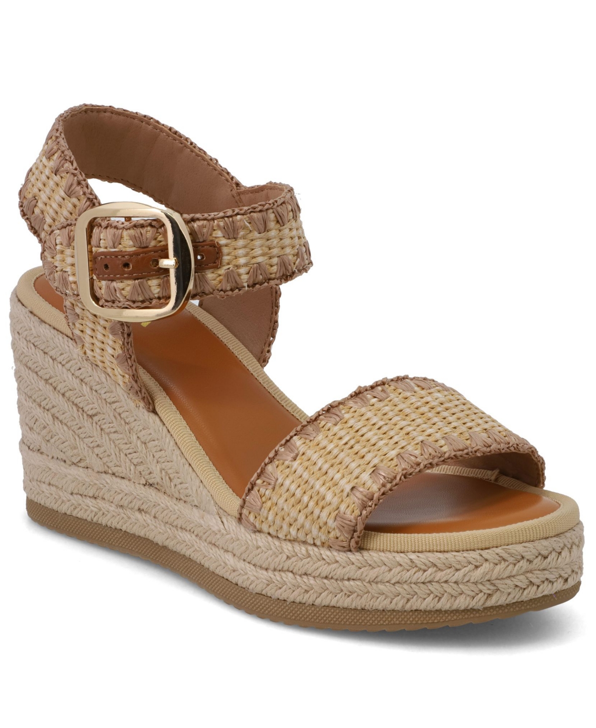 Click here for Mia Womens Beverlee Raffia Ankle-Strap Espadrille... prices