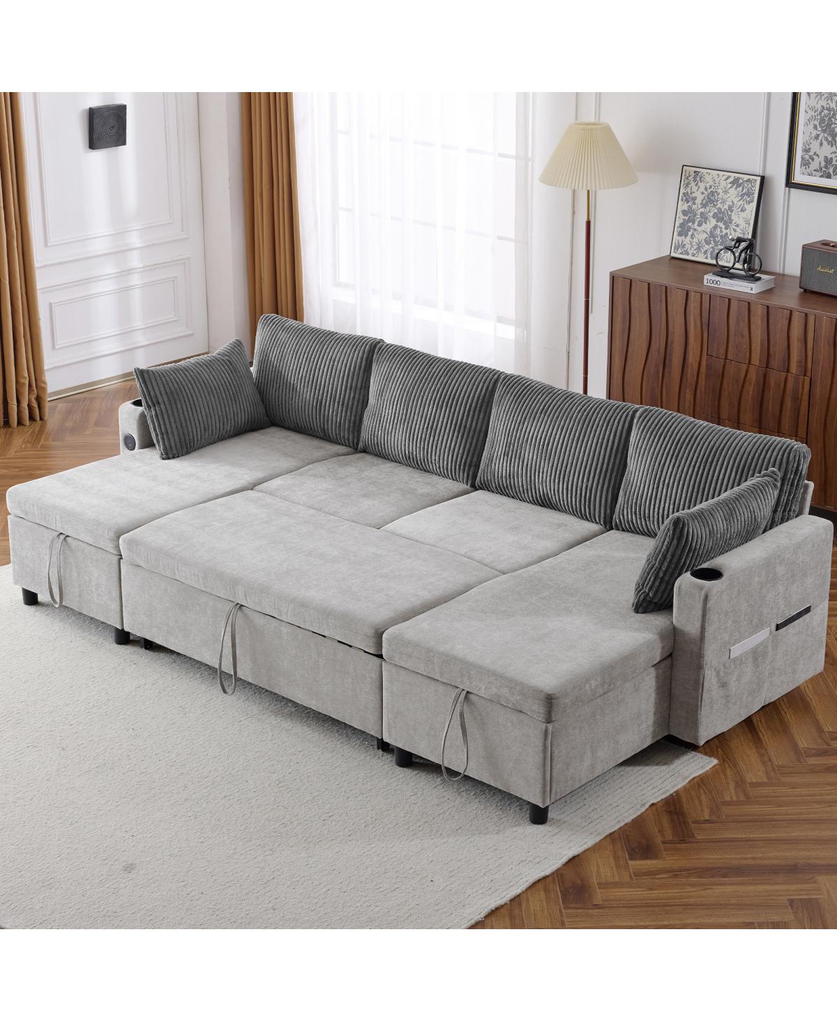 Click here for Streamdale Furniture Sectional Sofa - Grey prices