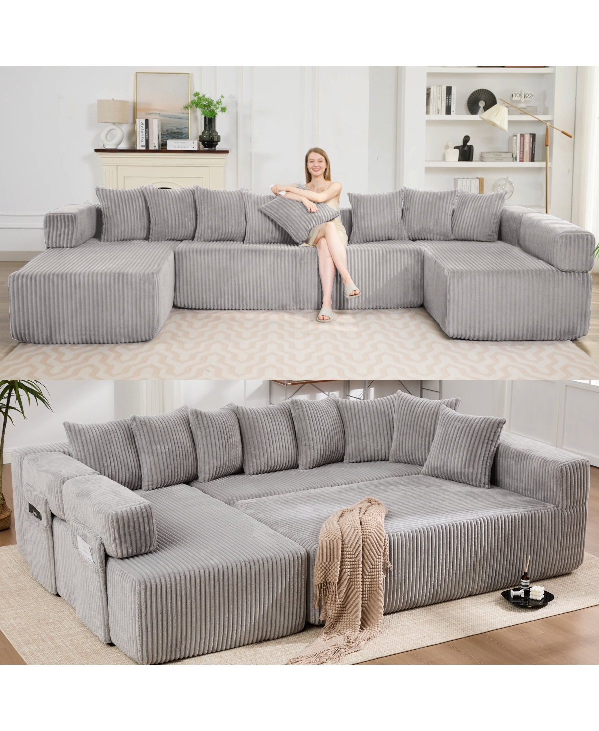 Click here for Streamdale Furniture Streamdale 146" U-Shaped... prices