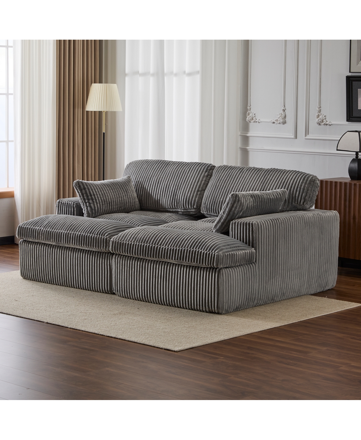 Click here for Streamdale Furniture Double Chaise Lounge Indoor... prices